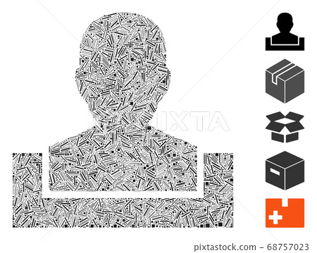 Hatch Mosaic Box Icon-插圖素材 [68757023] - PIXTA圖庫