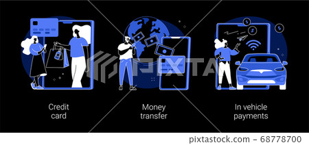 Digital payment abstract concept vector... - Stock Illustration ...