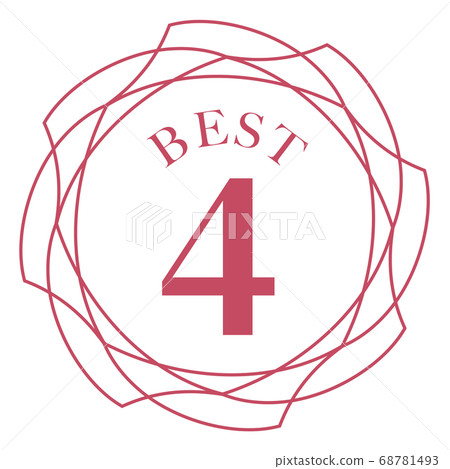 Best 4 mark - Stock Illustration [68781493] - PIXTA