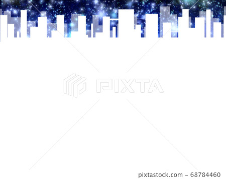 Fantastic and beautiful white night view upper... - Stock Illustration ...