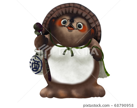 Tanuki illustration of Tanuki - Stock Illustration [68790958] - PIXTA