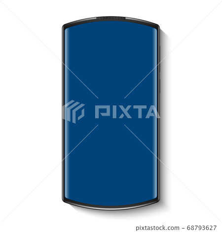 realistic smartphone full display view - Stock Illustration [68793627 ...