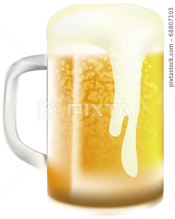 Realistic beer illustration - Stock Illustration [68807105] - PIXTA