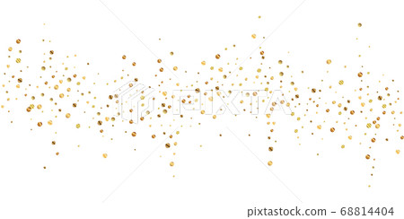 Sparse gold confetti luxury sparkling confetti. Sc - Stock Illustration ...