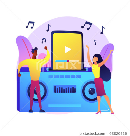 Docking station abstract concept vector... - Stock Illustration ...
