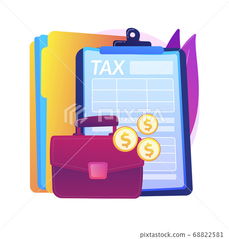 Corporate tax abstract concept vector... - Stock Illustration [68822581 ...