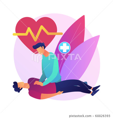CPR abstract concept vector illustration. - Stock Illustration ...