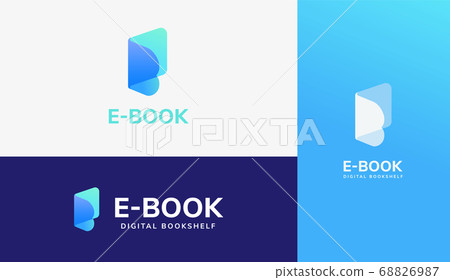 E-book logo set - Stock Illustration [68826987] - PIXTA