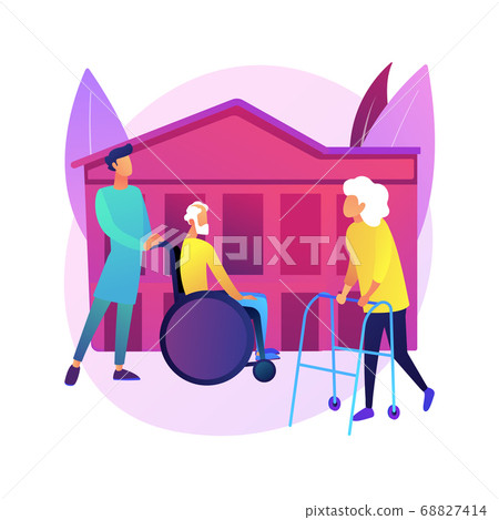 Social facilities abstract concept vector... - Stock Illustration ...