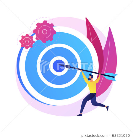 Focus abstract concept vector illustration. - Stock Illustration ...
