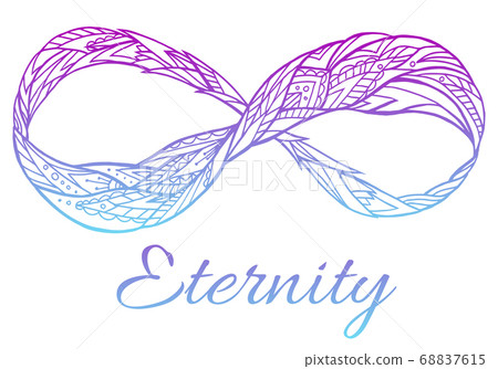 illustration of the sign of eternity with a... - Stock Illustration ...