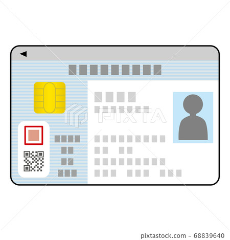 Basic Resident Register Card - Stock Illustration [68839640] - PIXTA