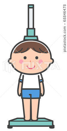 Anthropometric measurement/Boys riding on the... - Stock Illustration ...