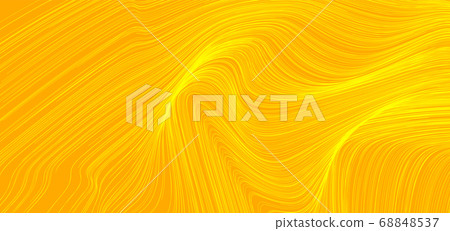 Abstract yellow wave or wavy lines texture - Stock Illustration ...