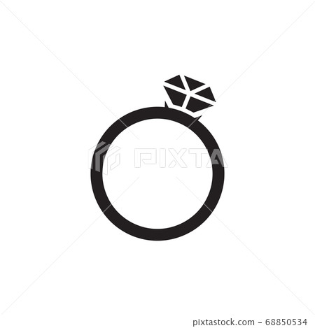 Diamond ring graphic design template vector - Stock Illustration ...