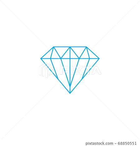 DIamond graphic design template vector isolated - Stock Illustration ...