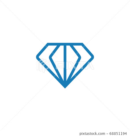 Diamond graphic design template vector isolated - Stock Illustration ...