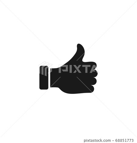 Thumb up icon design template vector isolated - Stock Illustration ...