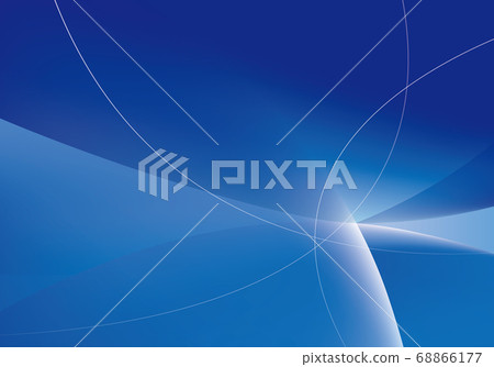 Flowing curve deep blue gradient background... - Stock Illustration ...