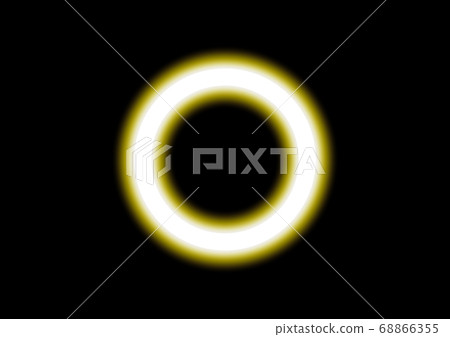 Yellow light circle - Stock Illustration [68866355] - PIXTA