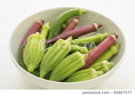 Assortment of 3 types of okra - Stock Photo [68867577] - PIXTA