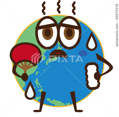Earth is hot - Stock Illustration [68870358] - PIXTA