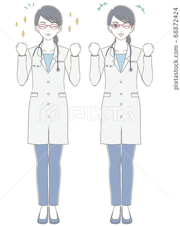 Female Body Drawing Medical Female Medical Specialist With Pointer