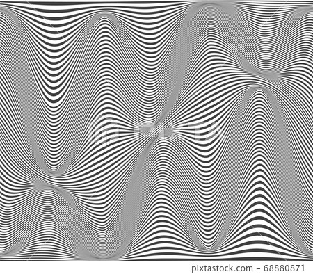 Wave Stripe Background - simple texture for your - Stock Illustration ...