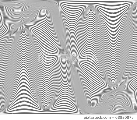 Wave Stripe Background - simple texture for your - Stock Illustration ...