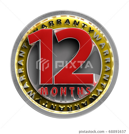 Signs 12 months 3d. - Stock Illustration [68891637] - PIXTA