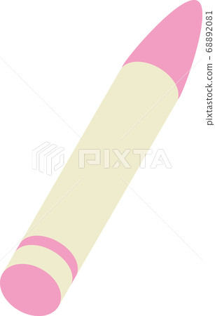 Pink crayons - Stock Illustration [68892081] - PIXTA