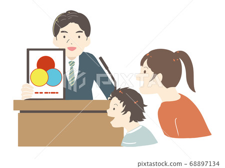 See logo mark announcement Male (no line) - Stock Illustration ...