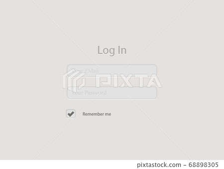 Vector login form background design - Stock Illustration [68898305] - PIXTA