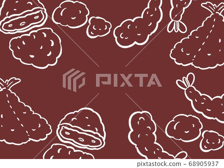 Deep-fried four-sided frame, dark wallpaper - Stock Illustration ...