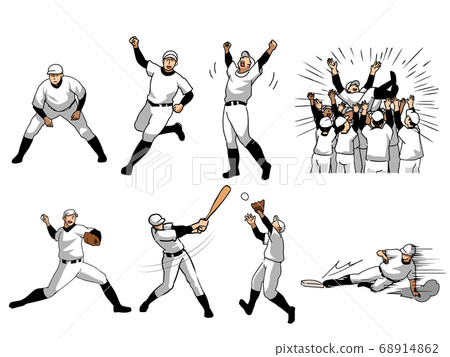 Baseball illustration 1 - Stock Illustration [68914862] - PIXTA