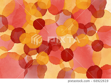 Watercolor autumn geometric background - Stock Illustration [68922619 ...