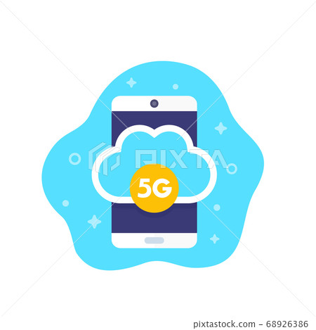5g mobile network vector icon - Stock Illustration [68926386] - PIXTA