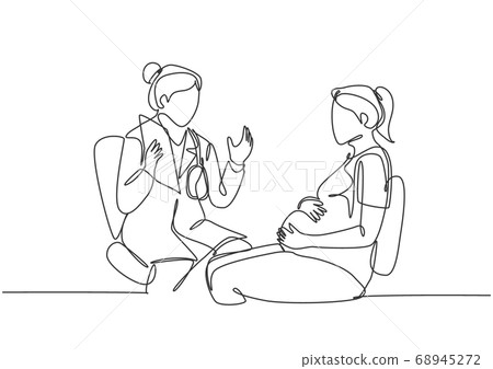 Women Giving Birth Drawing