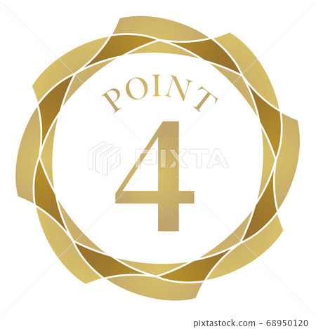 Point 4 mark - Stock Illustration [68950120] - PIXTA