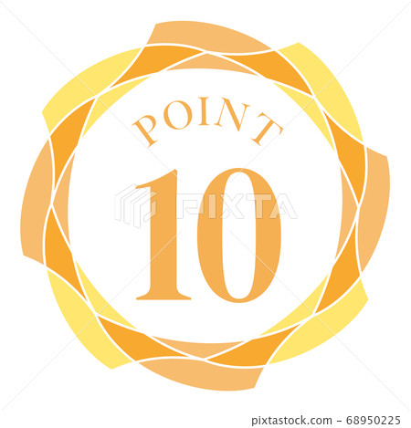 Point 10 mark - Stock Illustration [68950225] - PIXTA