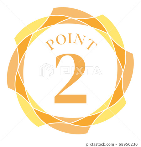 Point 2 mark - Stock Illustration [68950230] - PIXTA