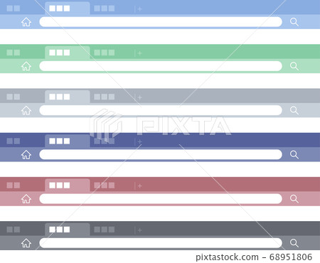 Internet browser _ tab and search window frame... - Stock Illustration ...