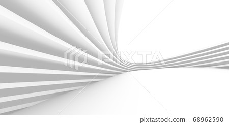 Abstract striped white background - Stock Illustration [68962590] - PIXTA