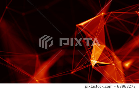 Abstract Red Geometrical Background .... - Stock Illustration [68968272 ...