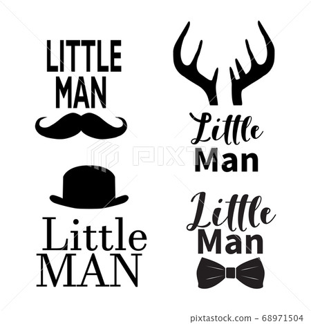 little man on white background. flat style.... - Stock Illustration ...