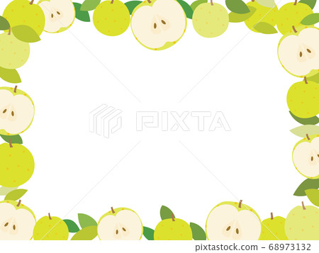Whole pear frame - Stock Illustration [68973132] - PIXTA