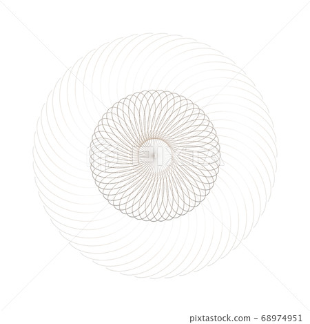 Fine lines forming abstract shapes - Stock Illustration [68974951] - PIXTA
