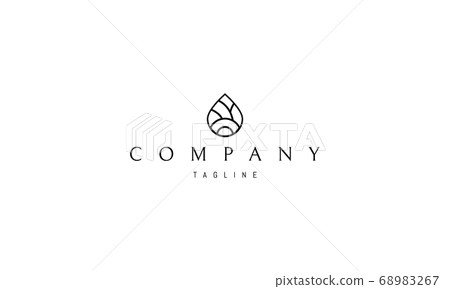 Vector logo on which an abstract image of a...-插圖素材 [68983267] - PIXTA圖庫