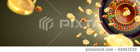 Realistic casino gambling roulette - Stock Illustration [68983550] - PIXTA