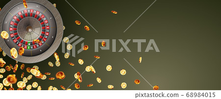 Realistic casino gambling roulette - Stock Illustration [68984015] - PIXTA
